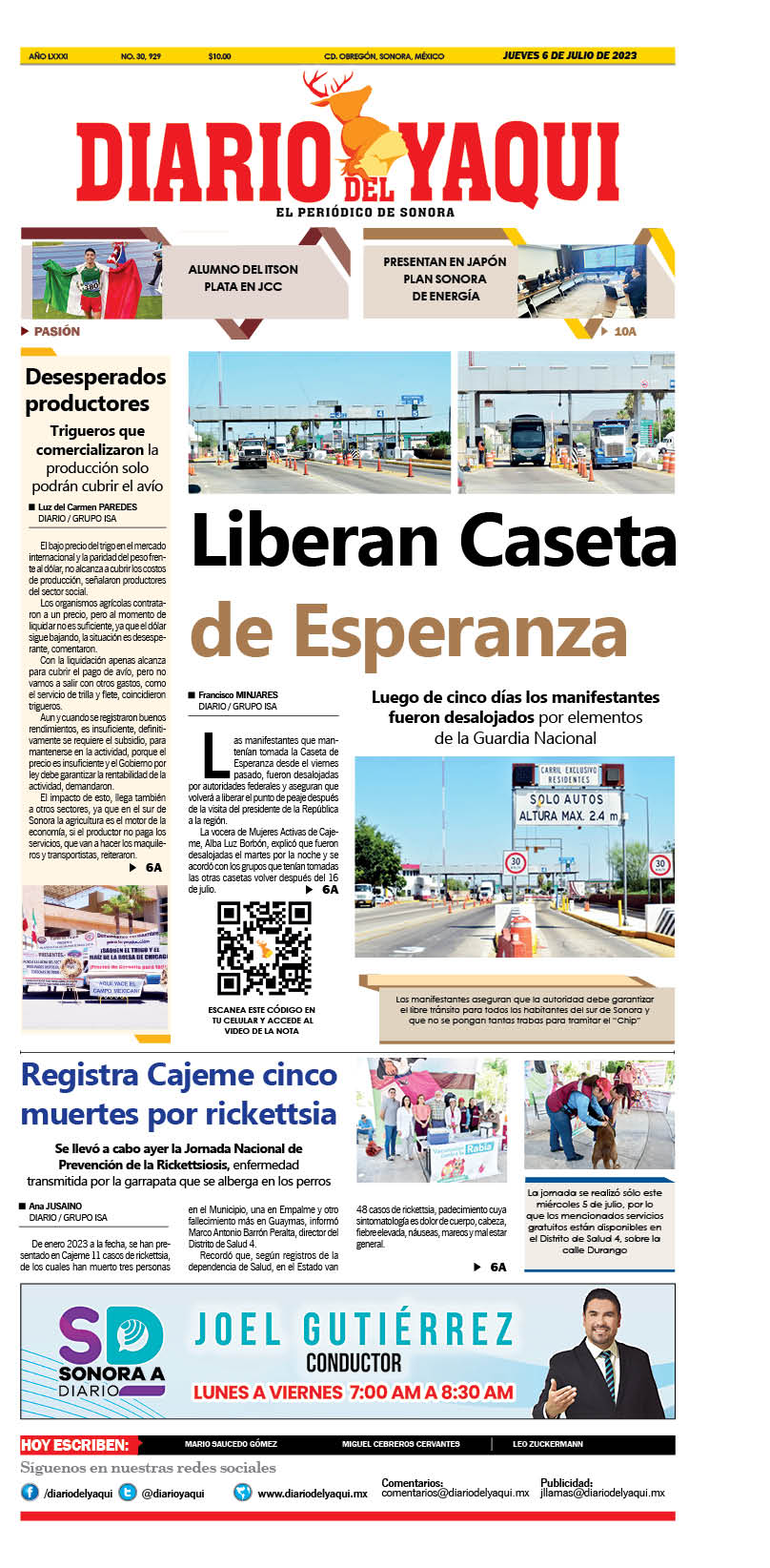 Diario del Yaqui - Edición Impresa